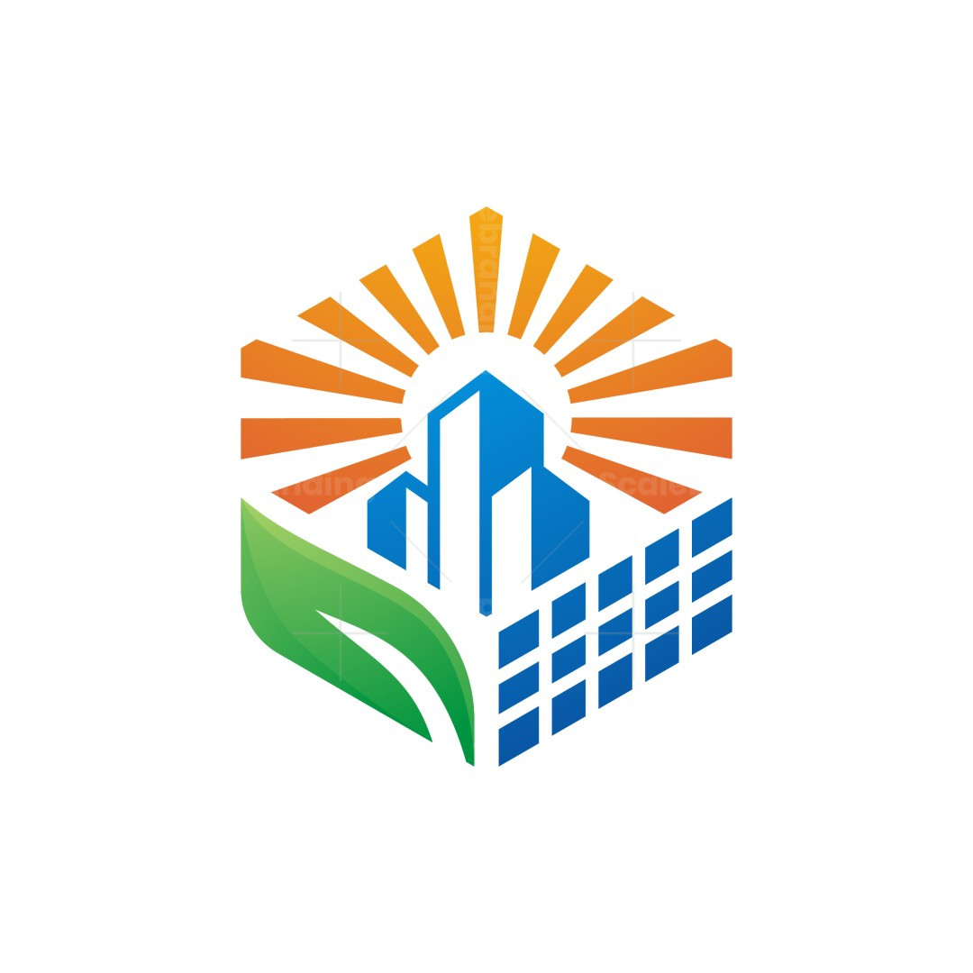 solar power building Logo | Scalebranding
