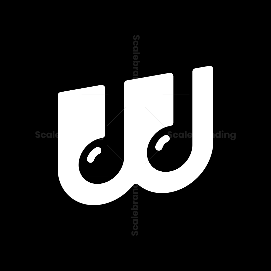 Solid Letter W Music Logo | Scalebranding