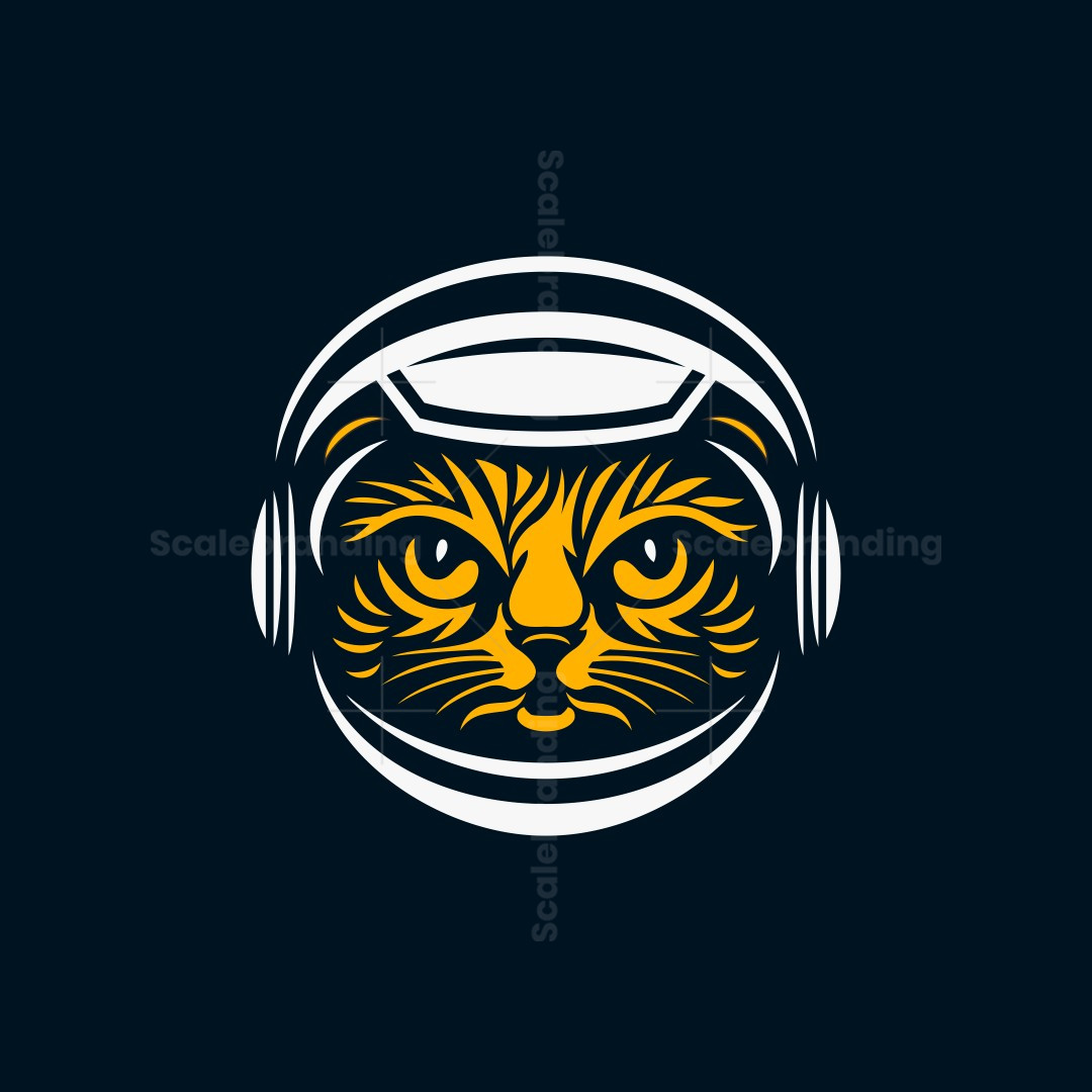 Space Cat Astronaut Logo | Scalebranding