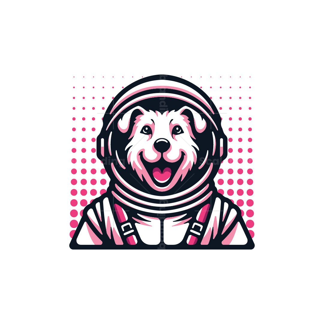 Space Dog Logo Astronaut Dog Logo | Scalebranding
