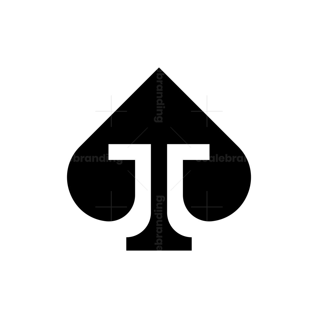 Spade T Letter Logo | Scalebranding