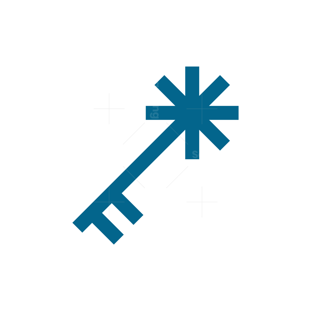 Spark Key Simple Modern Logo | Scalebranding