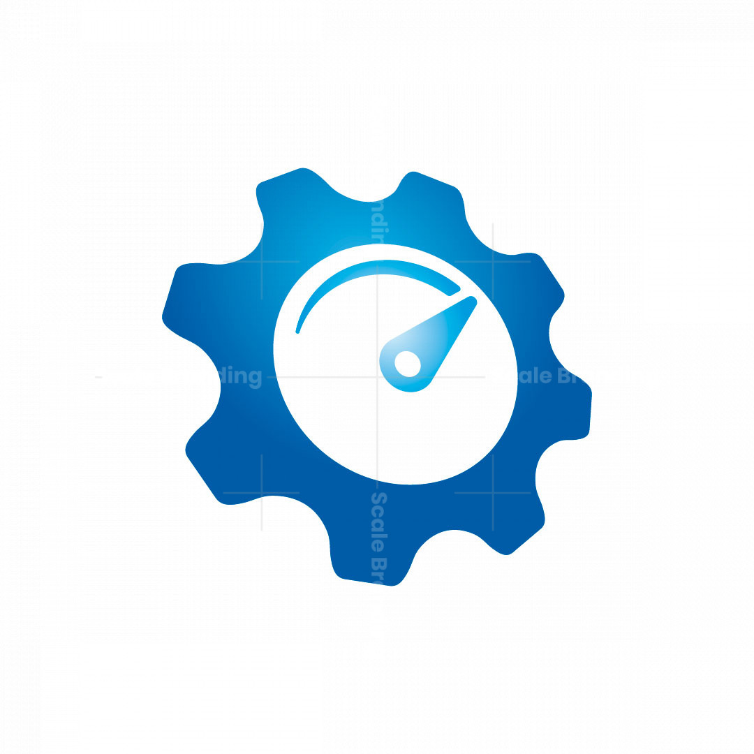 Speed Tech Auto Gear Logo | Scalebranding