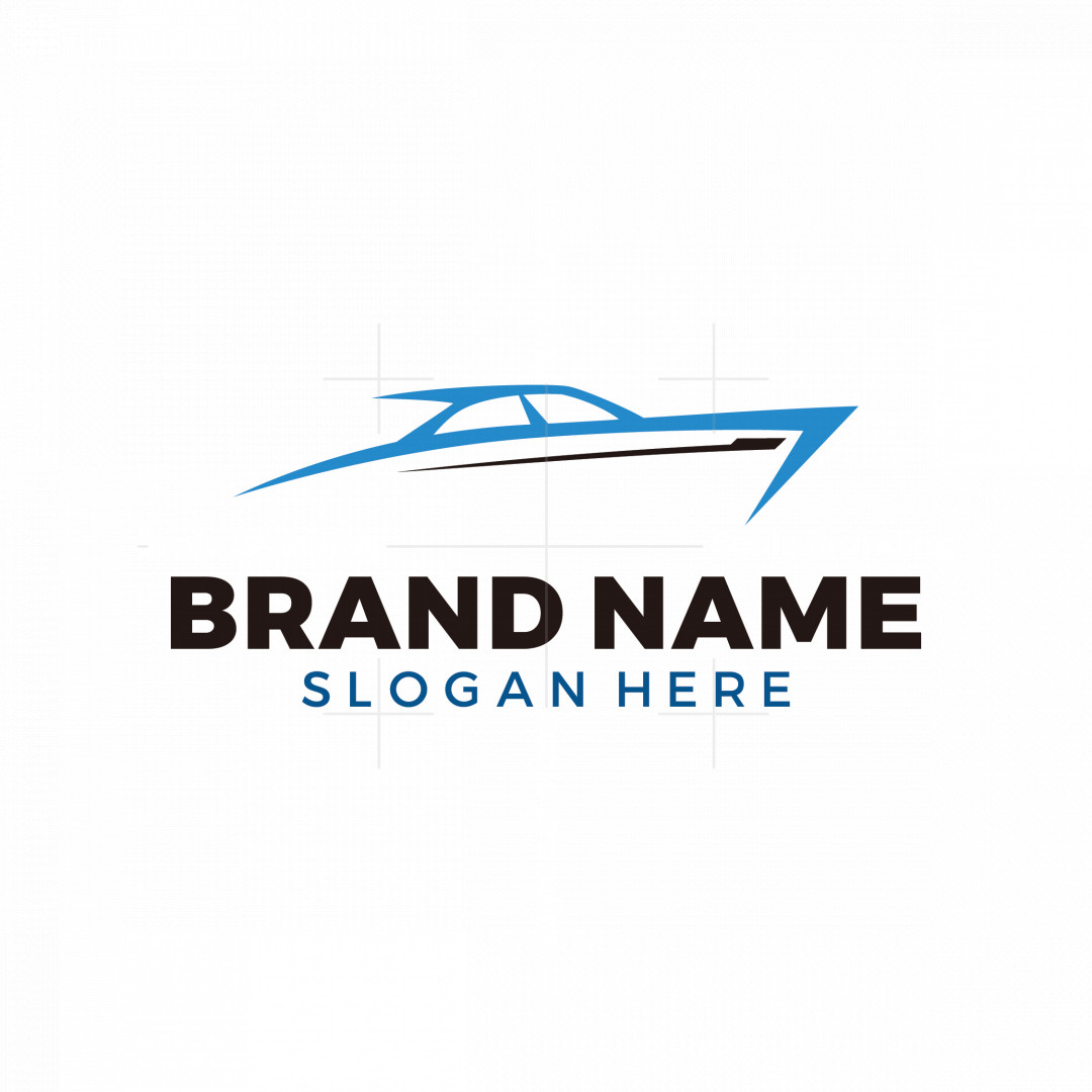 Futuristic Boat Logo