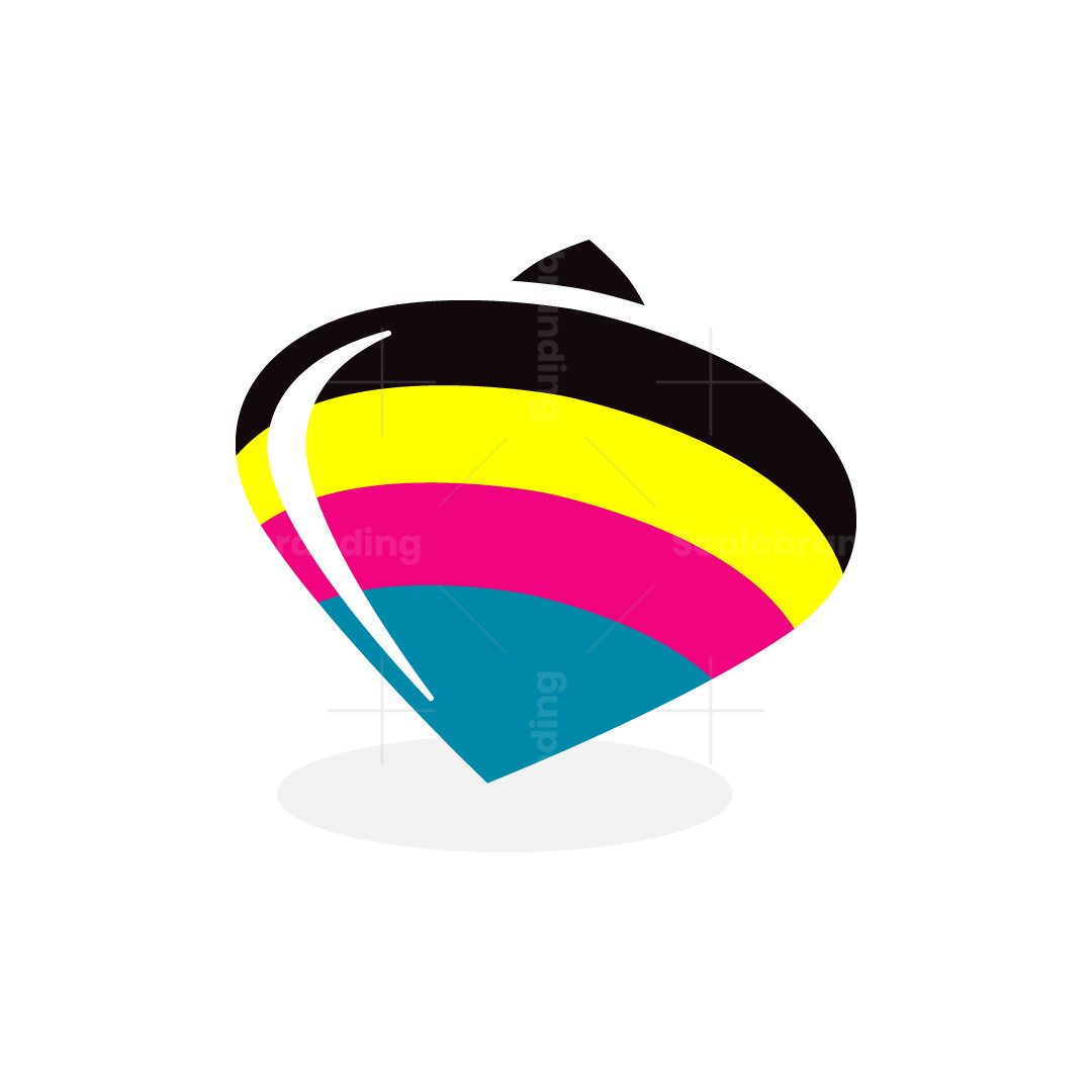 Spin Color Print Logo | Scalebranding
