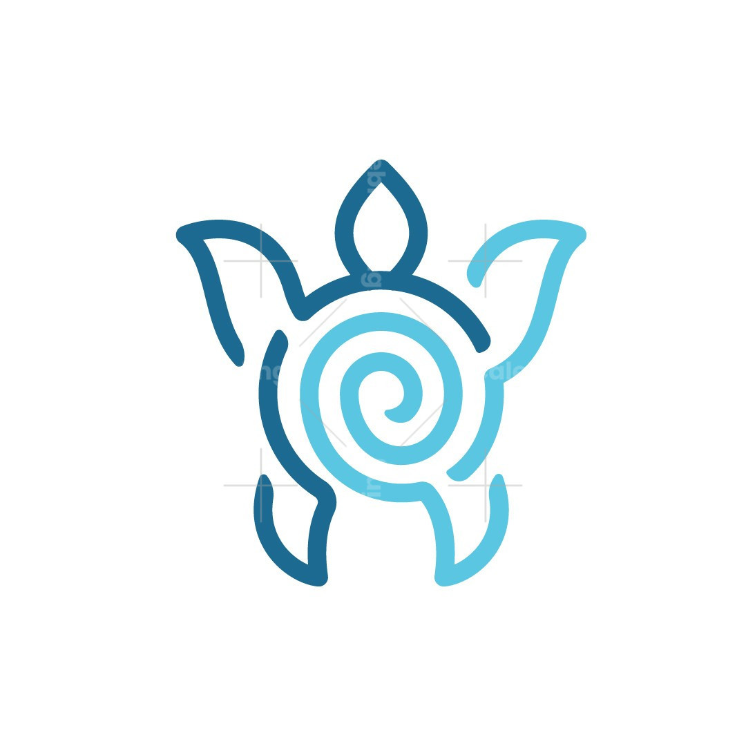 Spiral Turtle Logo | Scalebranding