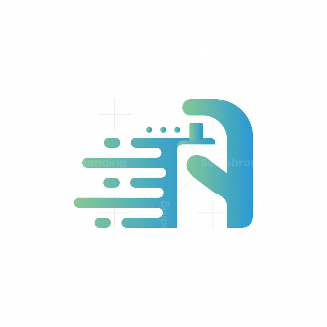 Spray Hand Logo | Scalebranding