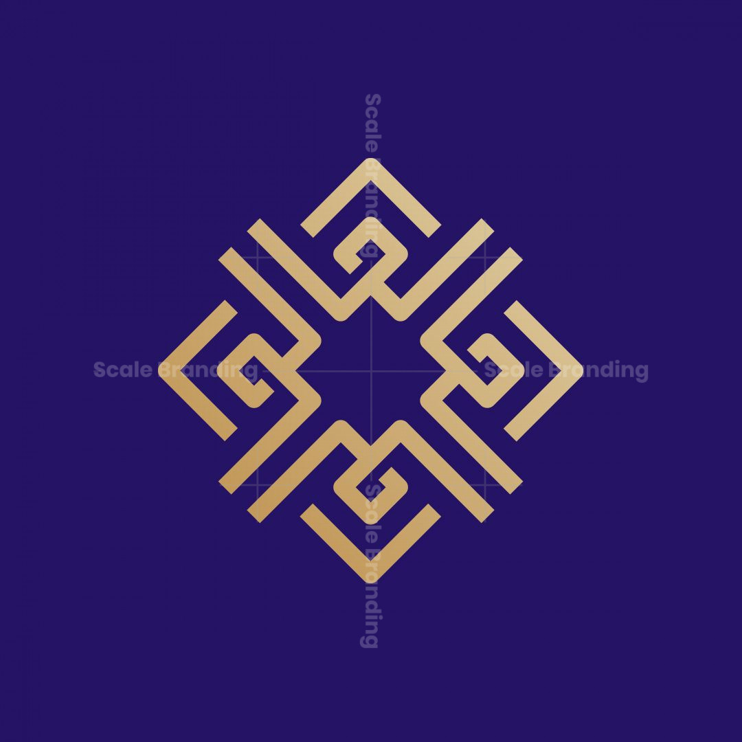 Square Ornament Monogram Logo | Scalebranding