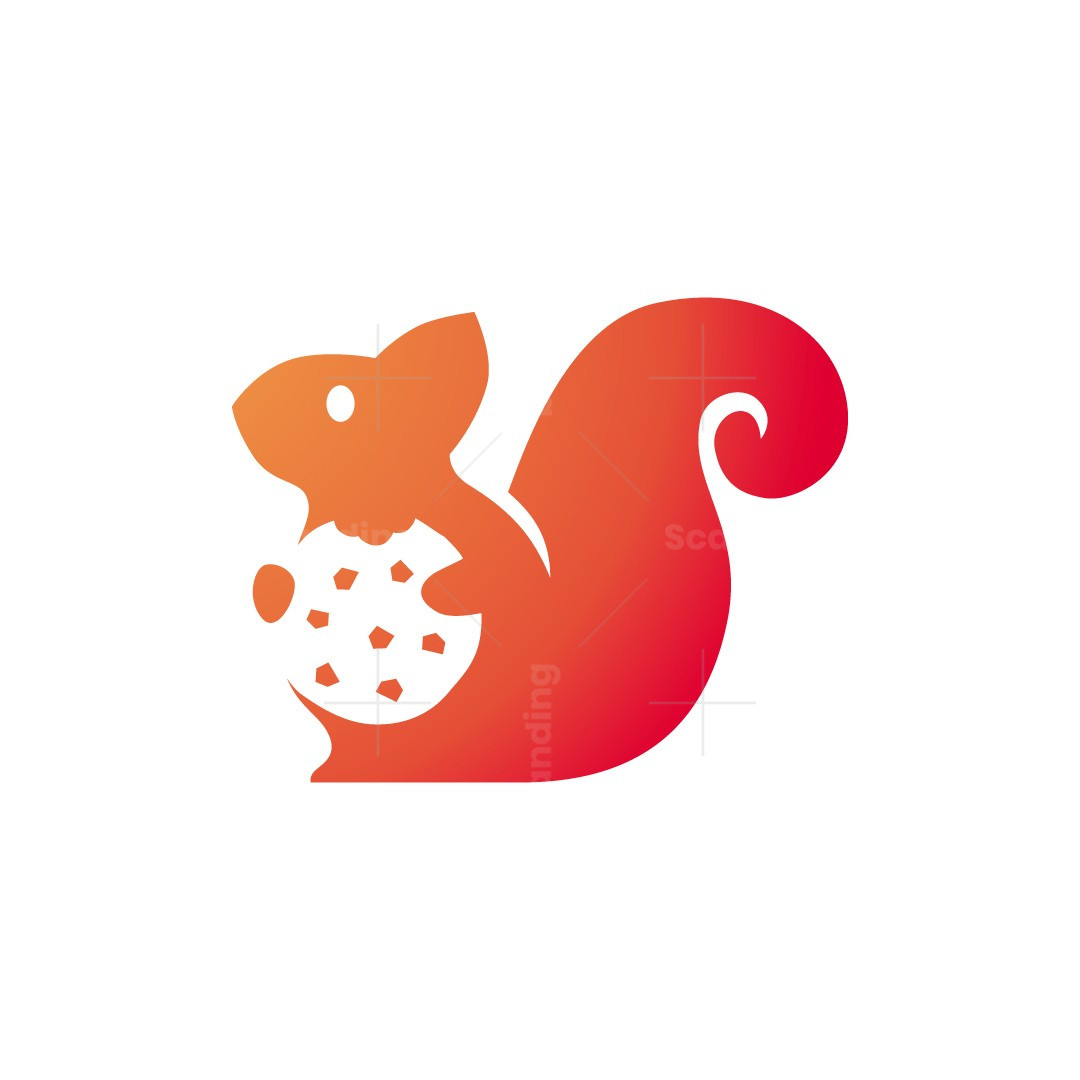 Squirrel Cookie Bakery Treats Logo | Scalebranding