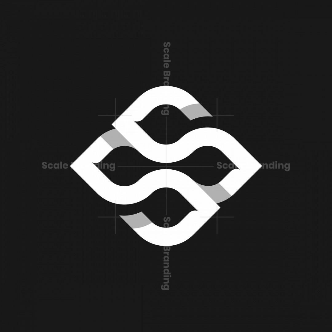 SS Ninja Head Monogram Logo | Scalebranding