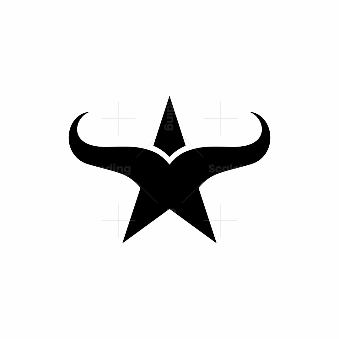 Houston Texans Bull Logo Outline