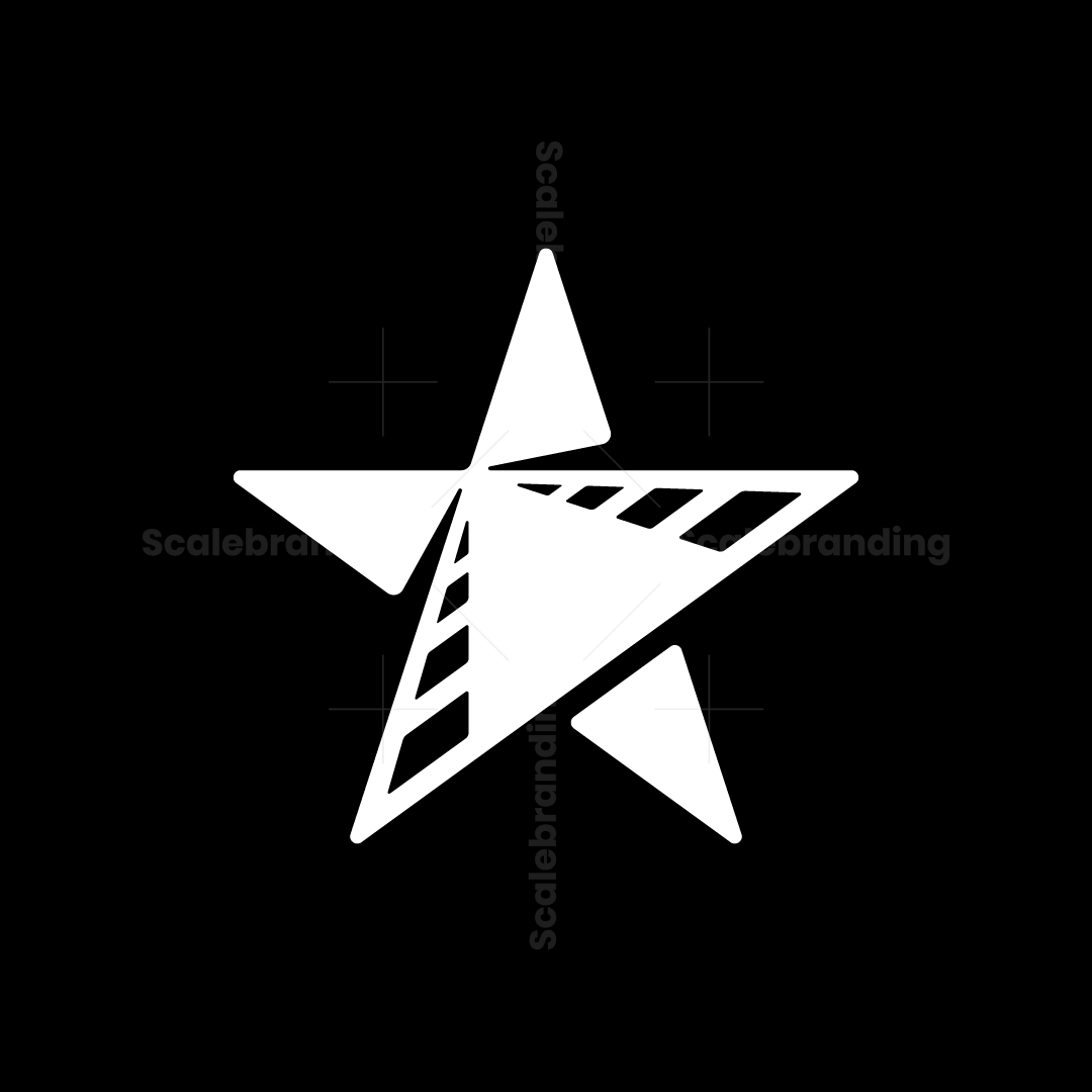 Star Black And White Logo