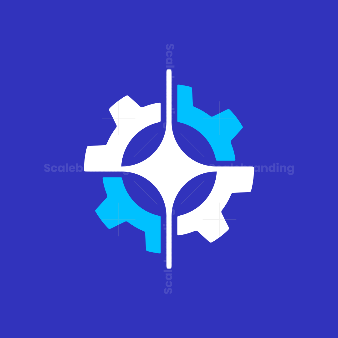 Machine Star Gear Technology logo | Scalebranding