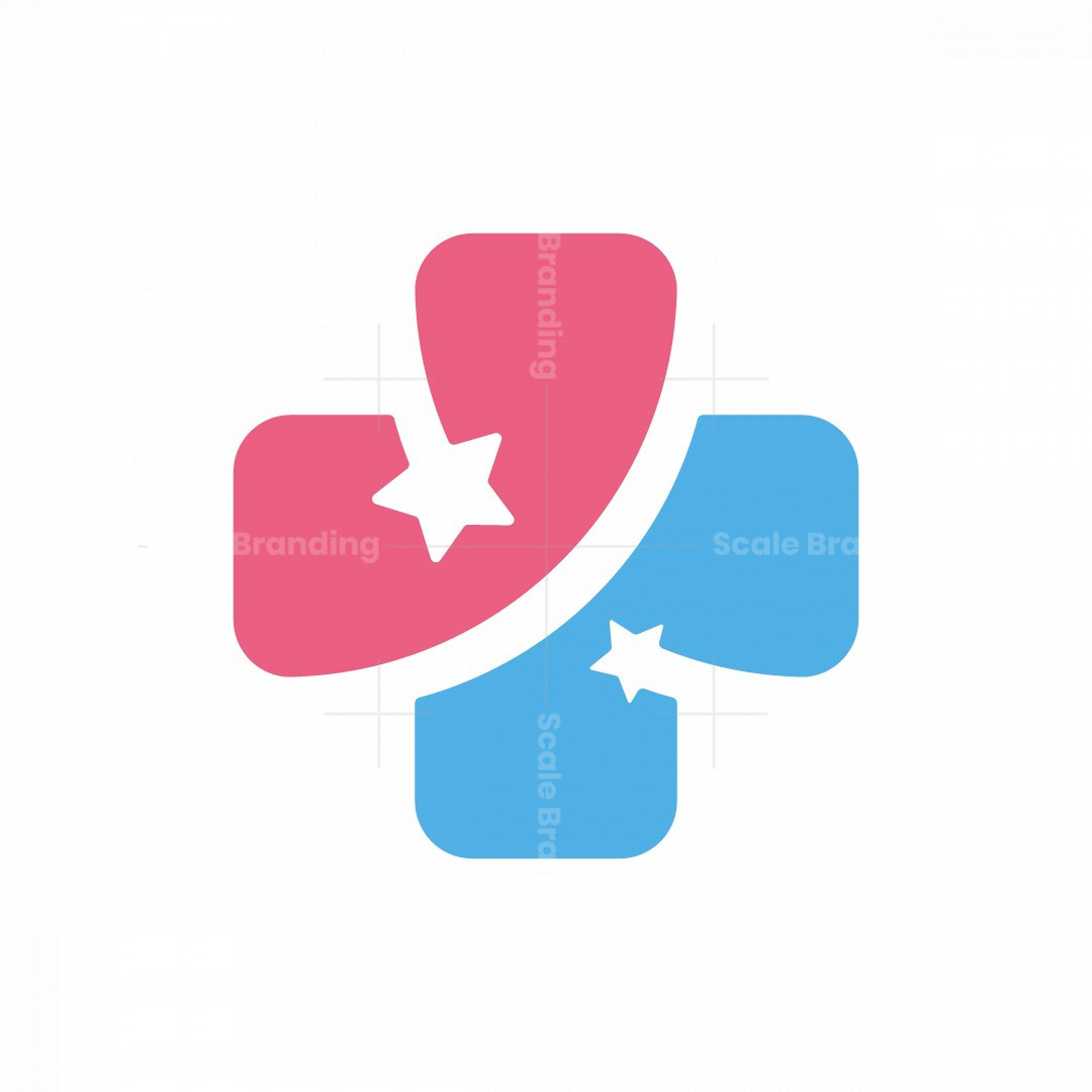 Medical Star Logo Premium Vector | Shiny Medical And Healthcare Logo
