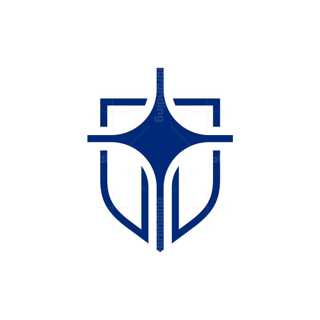 Rising Star Shield Technology Flare Space Logo | Scalebranding