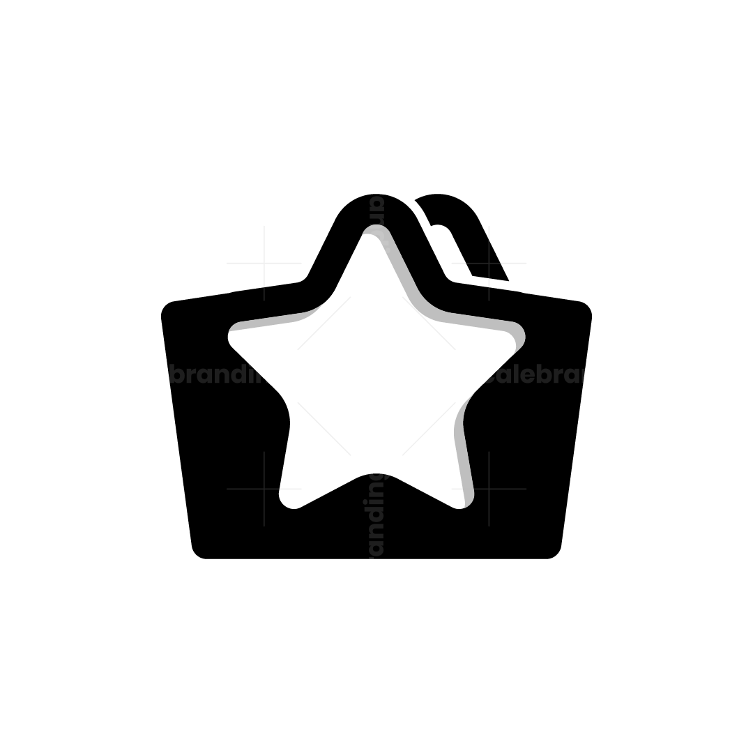 Star Shop Negative Space Logo | Scalebranding