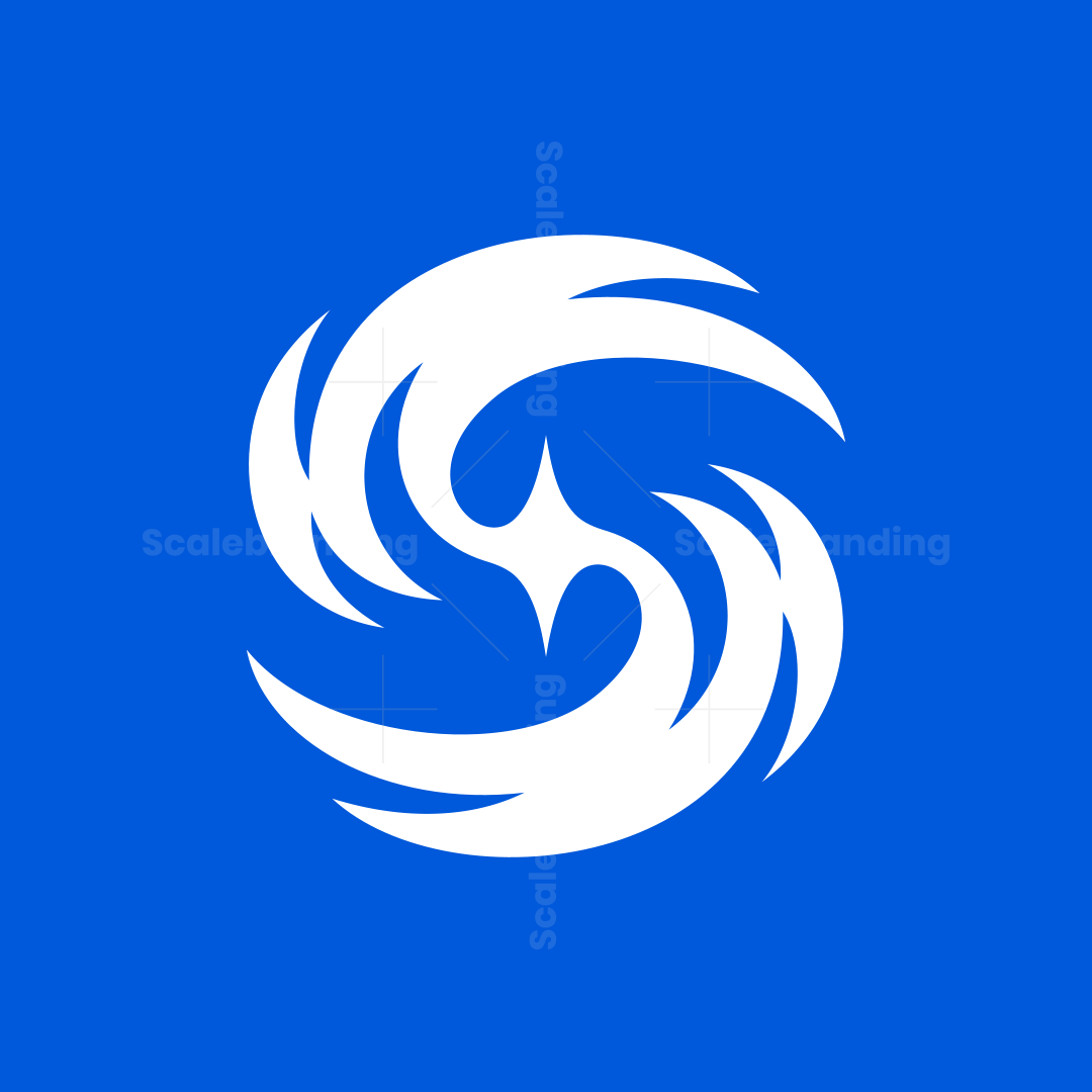 Stellar S Blue Nebula logo | Scalebranding