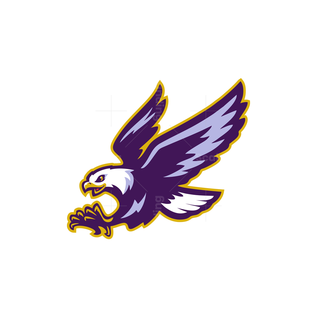 Striking Sports Eagle Mascot Logo | Scalebranding
