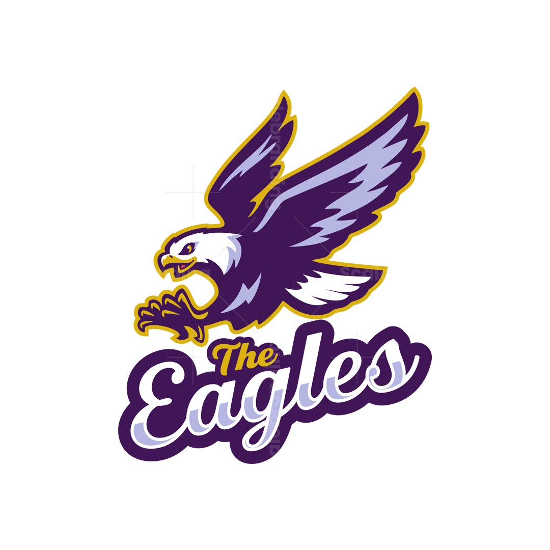 Striking Sports Eagle Mascot Logo | Scalebranding