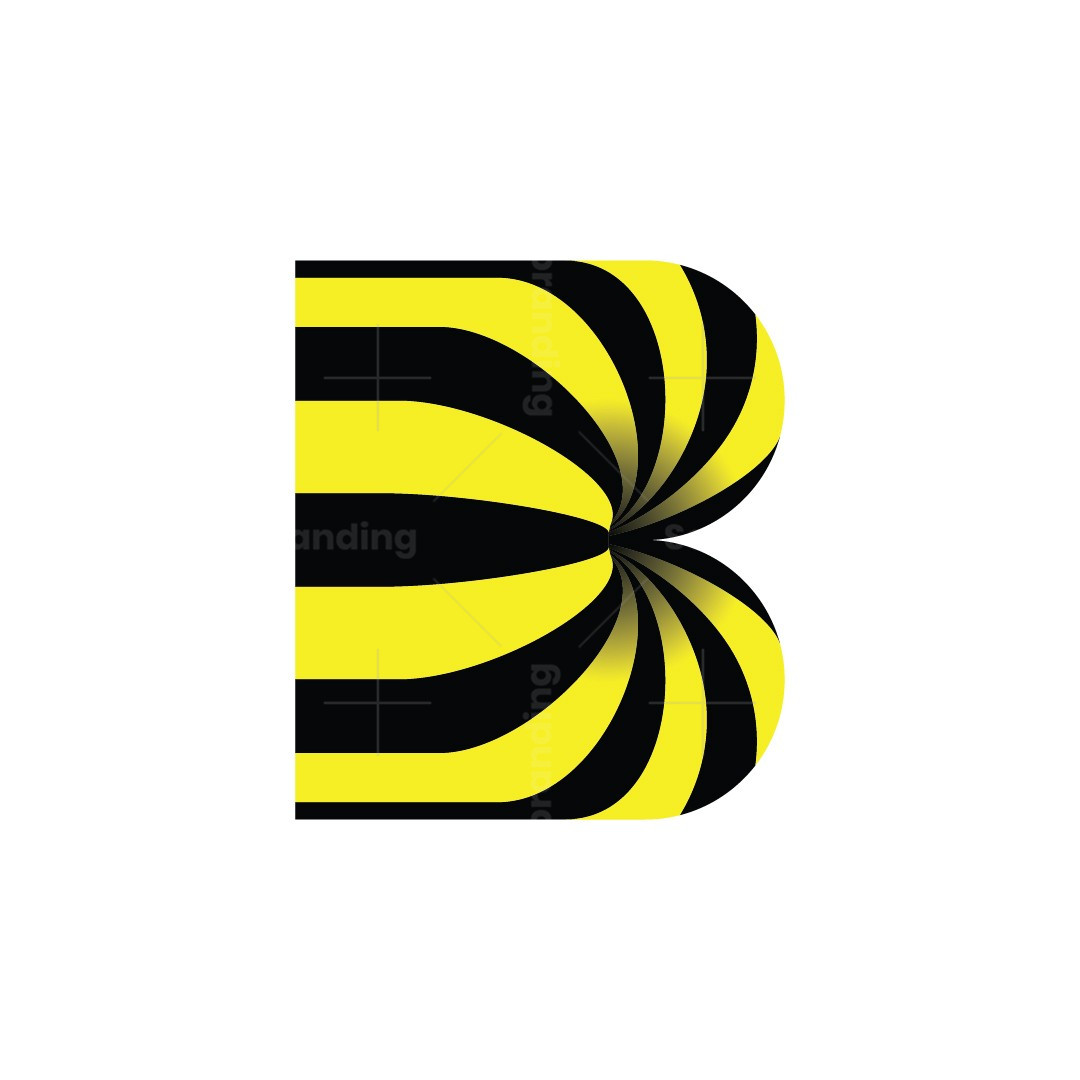Striped B Logo | Scalebranding