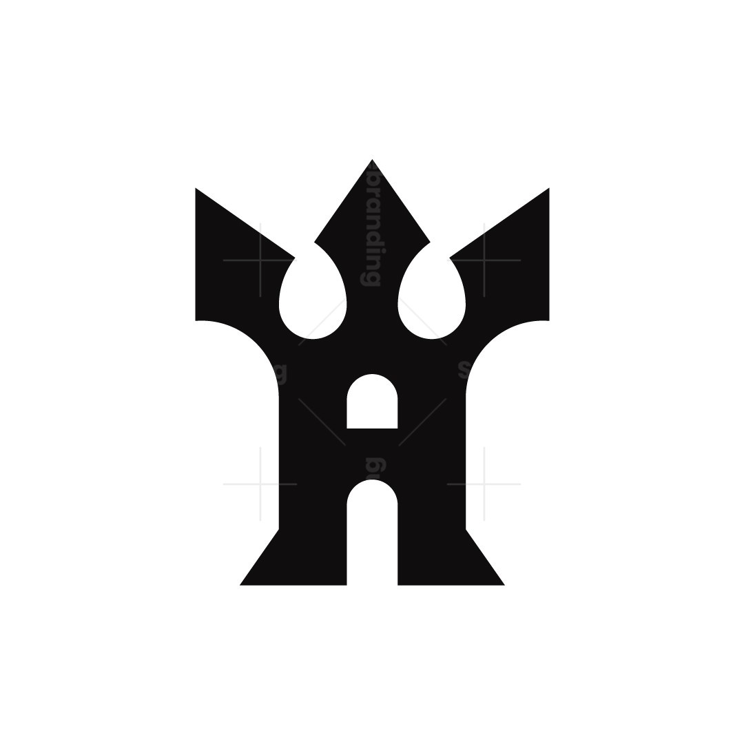 Strong Crown A Letter Logo | Scalebranding