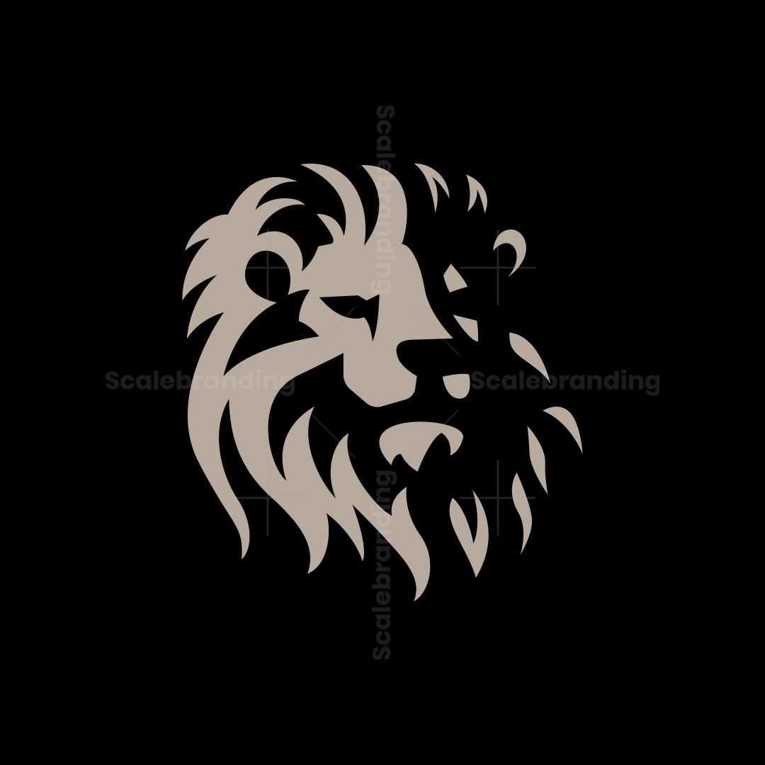 Strong Head Lion Logo | Scalebranding
