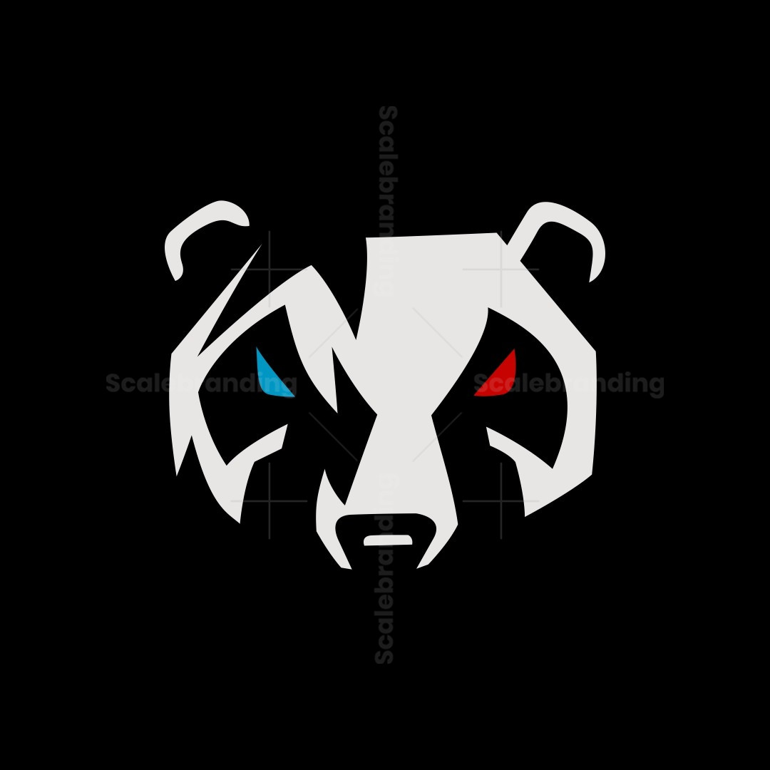 Strong Head Panda logo | Scalebranding