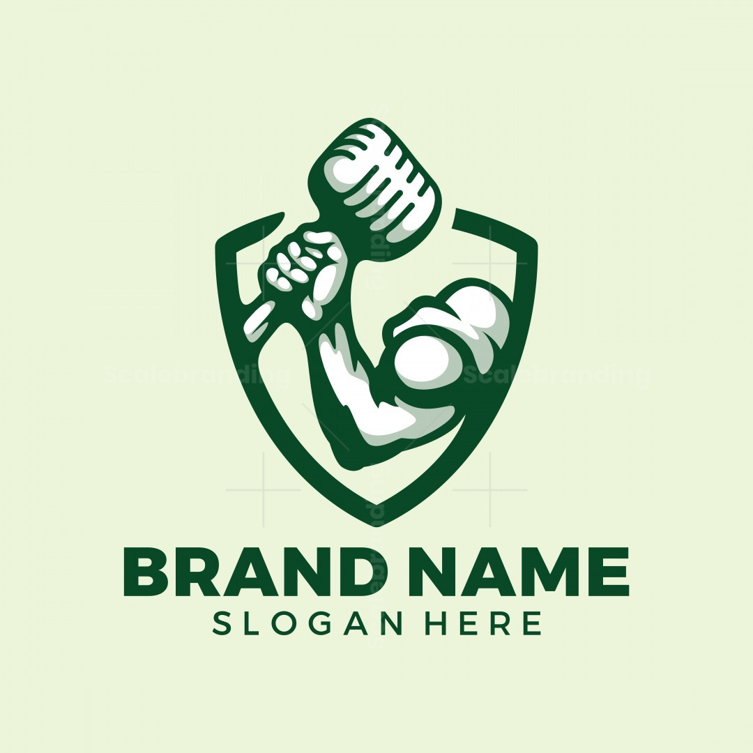 Strong podcast logo | Scalebranding