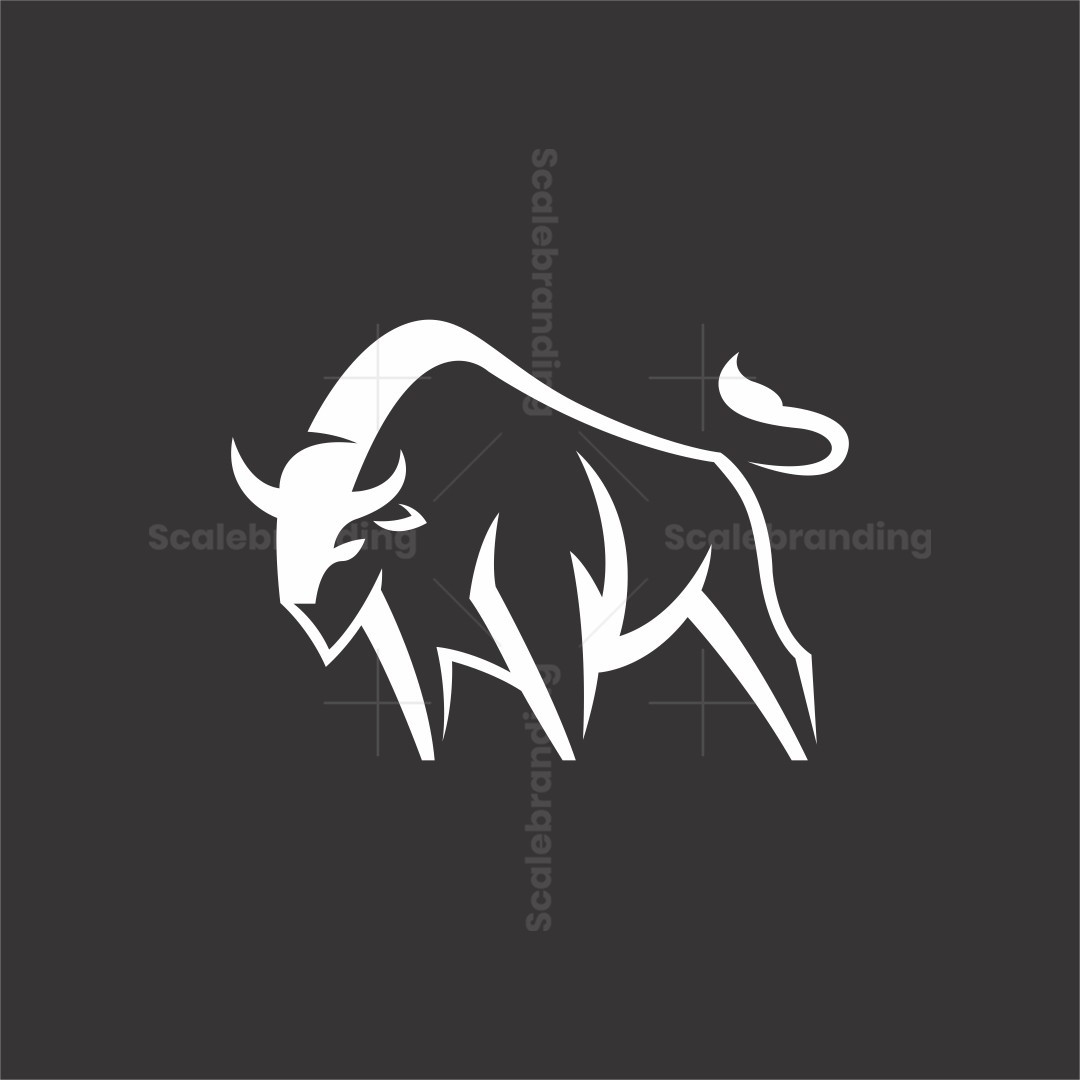 Stylish Bison Logo | Scalebranding