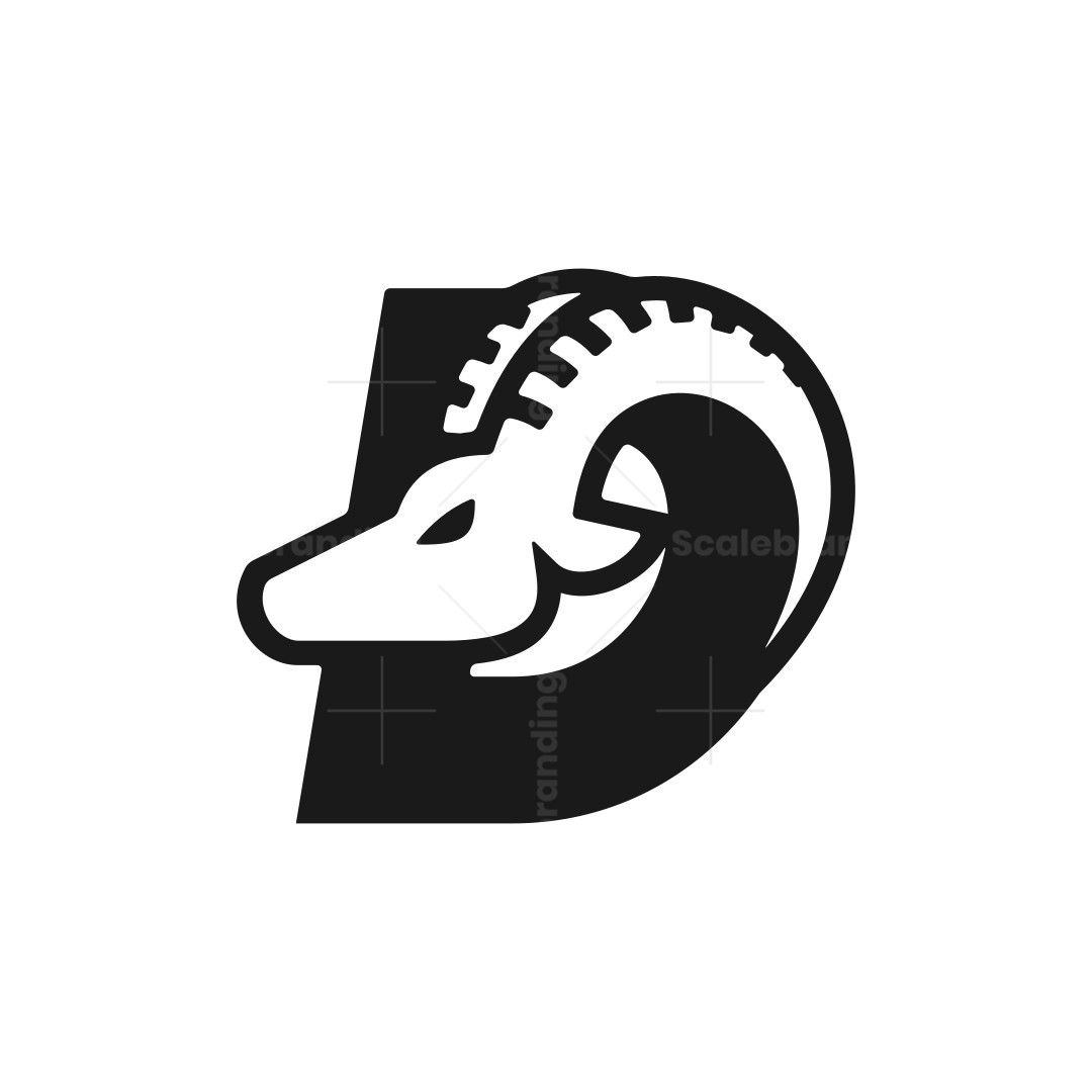 Stylish D Ram Logo | Scalebranding