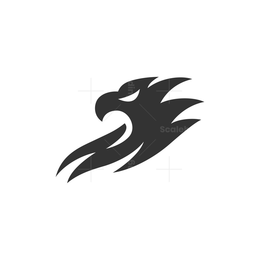 Stylish Eagle Wave Logo | Scalebranding