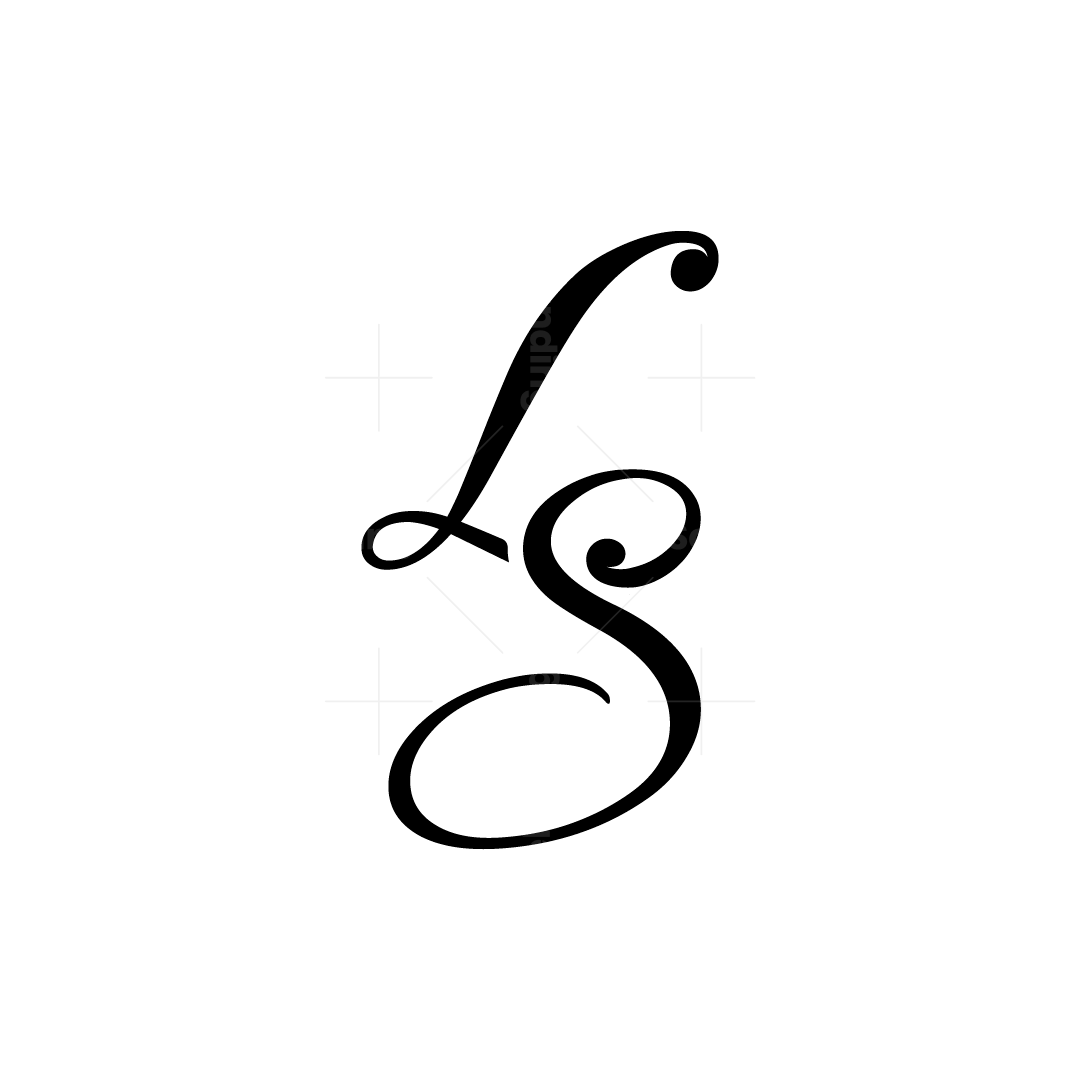 Stylish Letter LS Monogram Initial Logo | Scalebranding