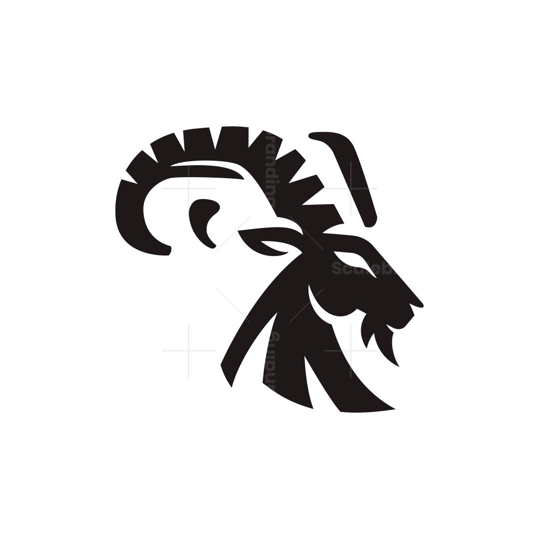 Stylish Mountain Goat Logo | Scalebranding