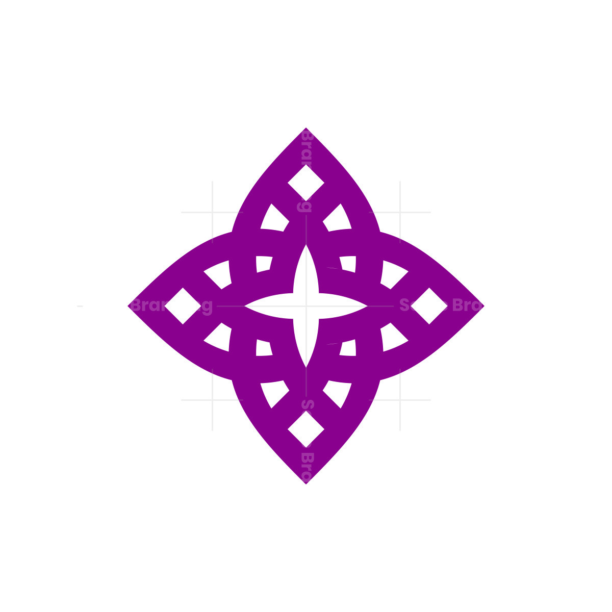 stylish star flower symbol logo | Scalebranding