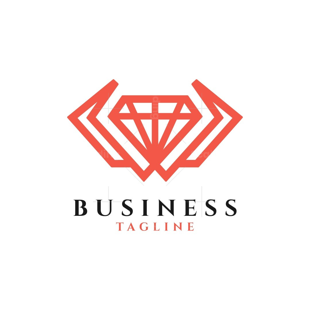 Stylish W Diamond Logo | Scalebranding