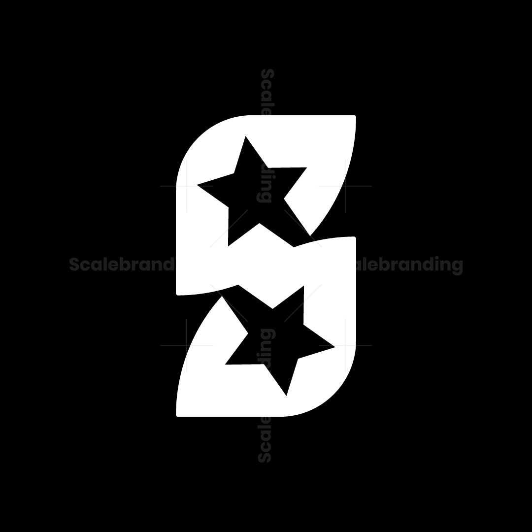 creative letter s star logo | Scalebranding