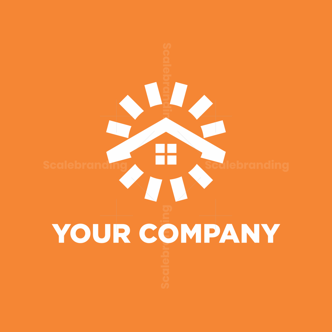 Sun Bright House or Home Logo | Scalebranding