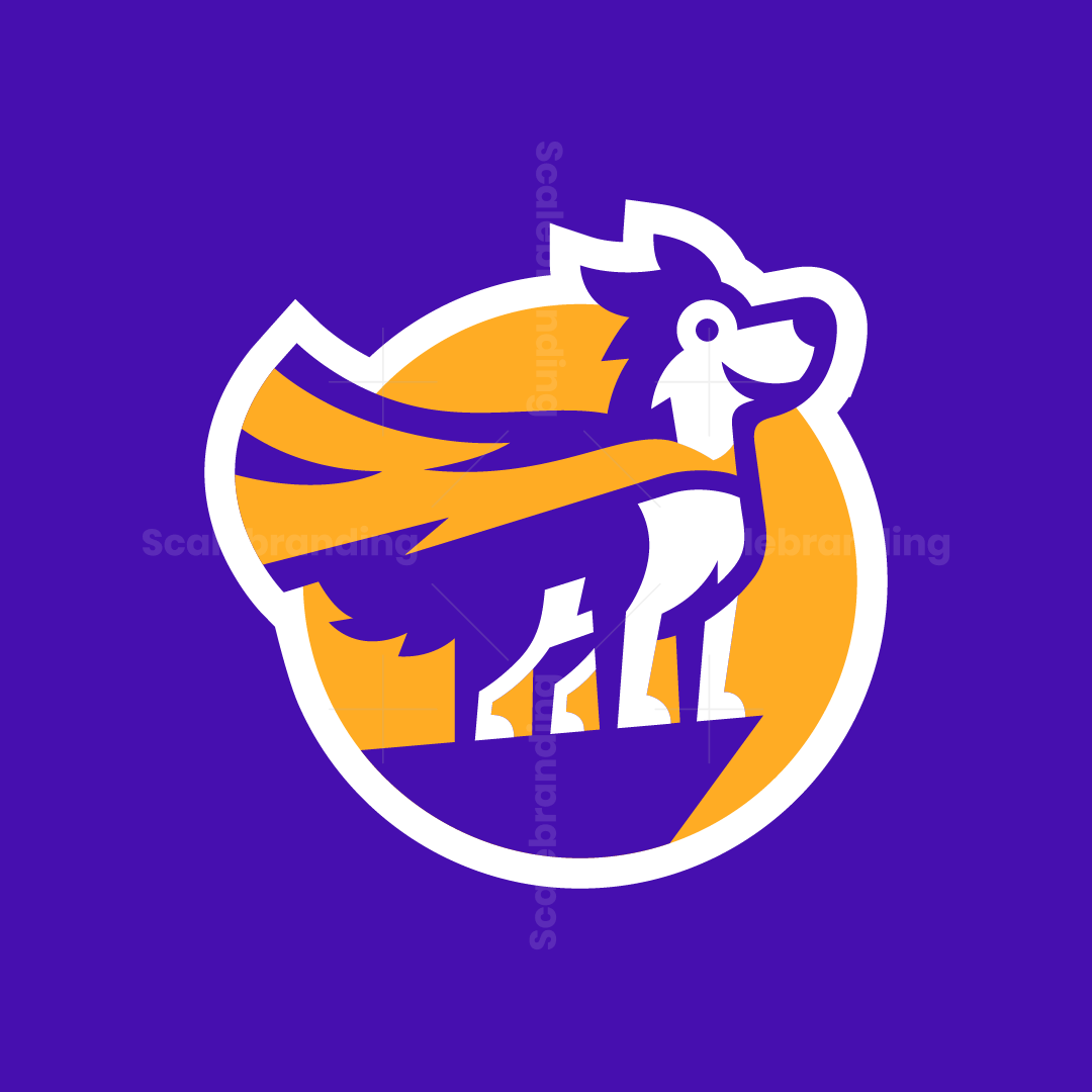 Super Dog Red Cape Logo | Scalebranding