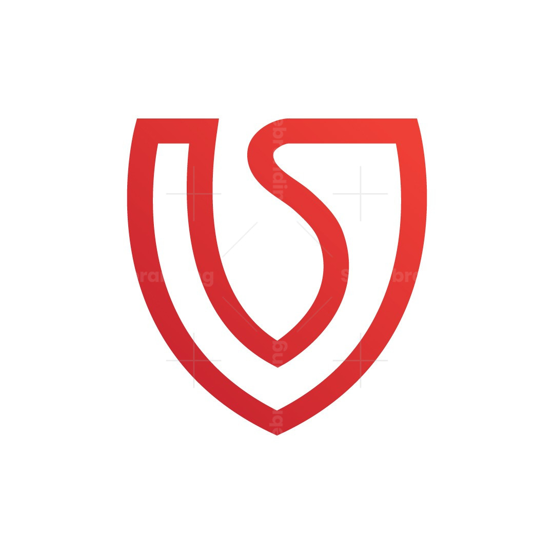 SV Or VS Shield Logo | Scalebranding