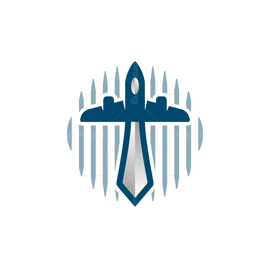 Sword Airplane Logo | Scalebranding
