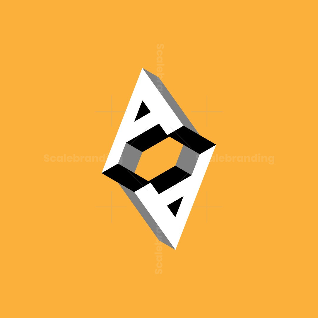 Aa Logo 3d Vector Png