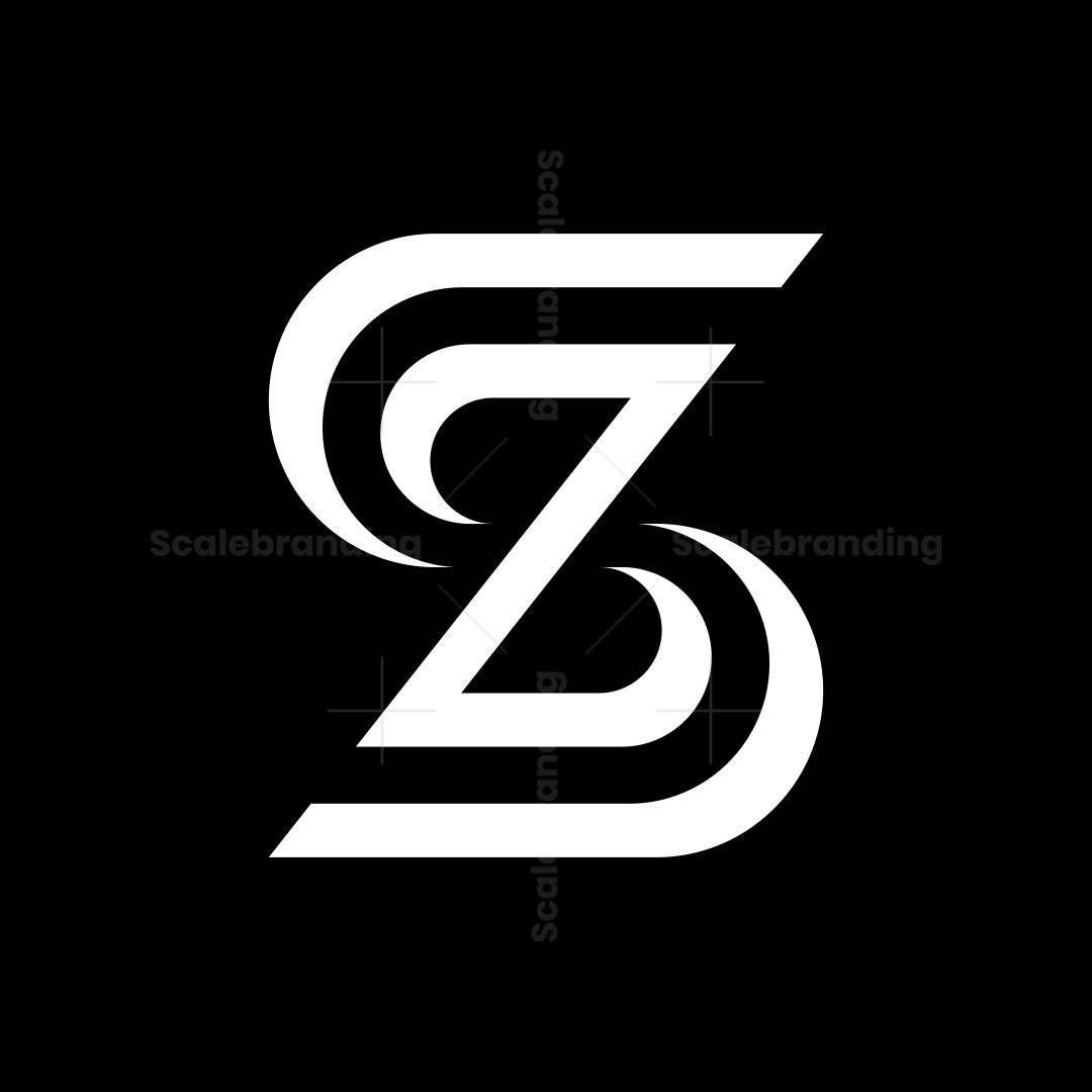 Creative SZ Letters Monogram Logo | Scalebranding