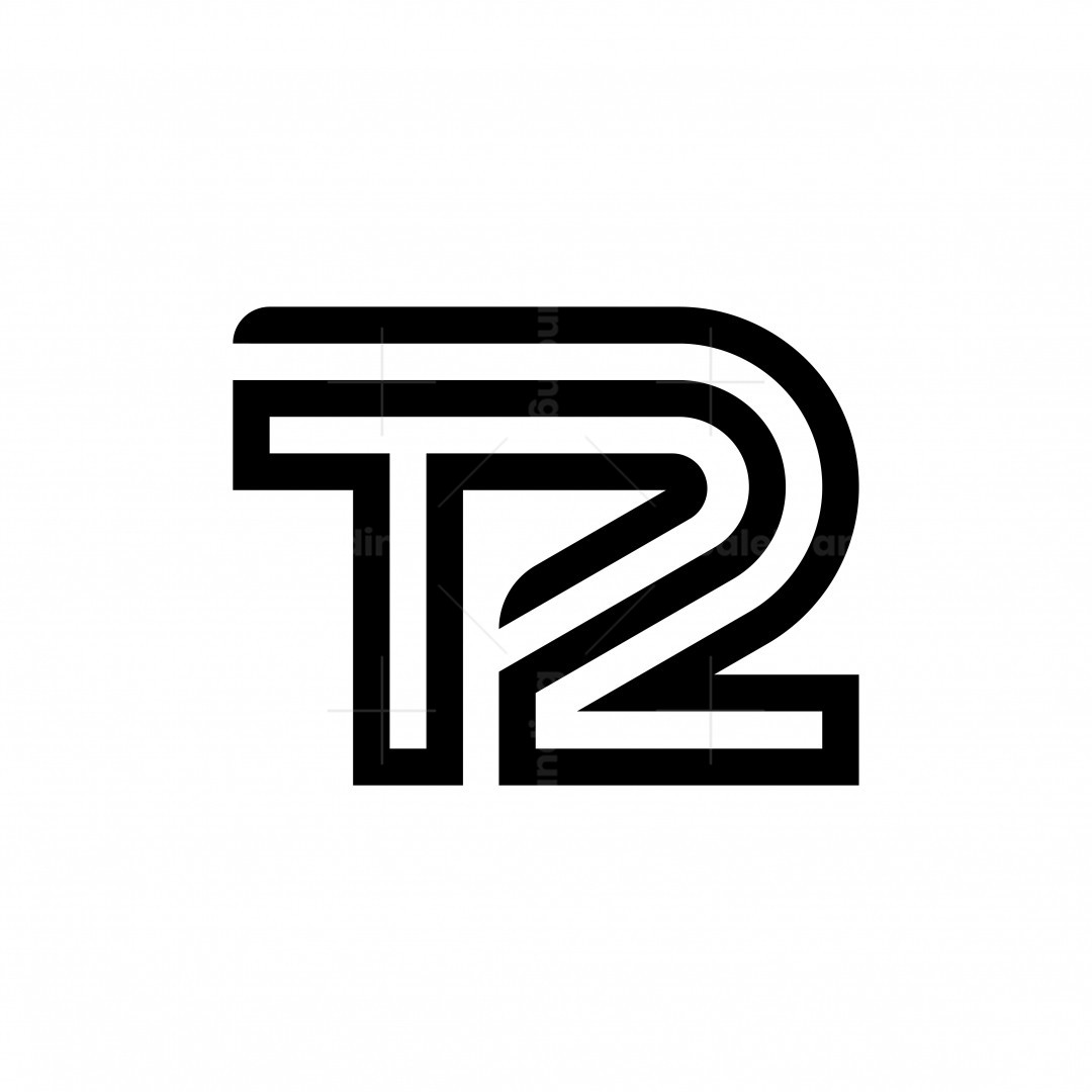 T2 monogram Logo | Scalebranding