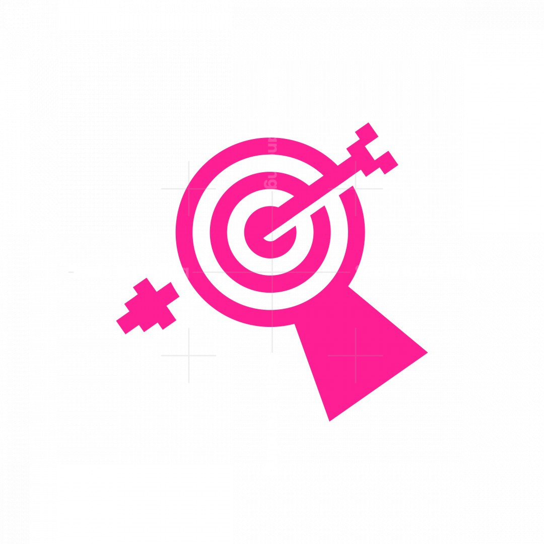 target arrow keyhole Logo | Scalebranding