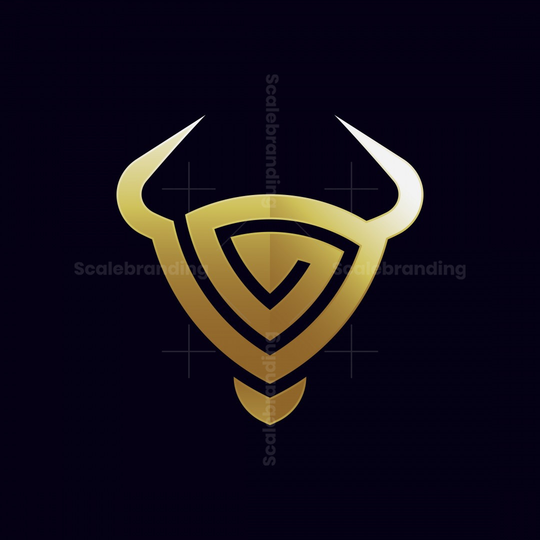 Target focus Shield Bull Logo | Scalebranding