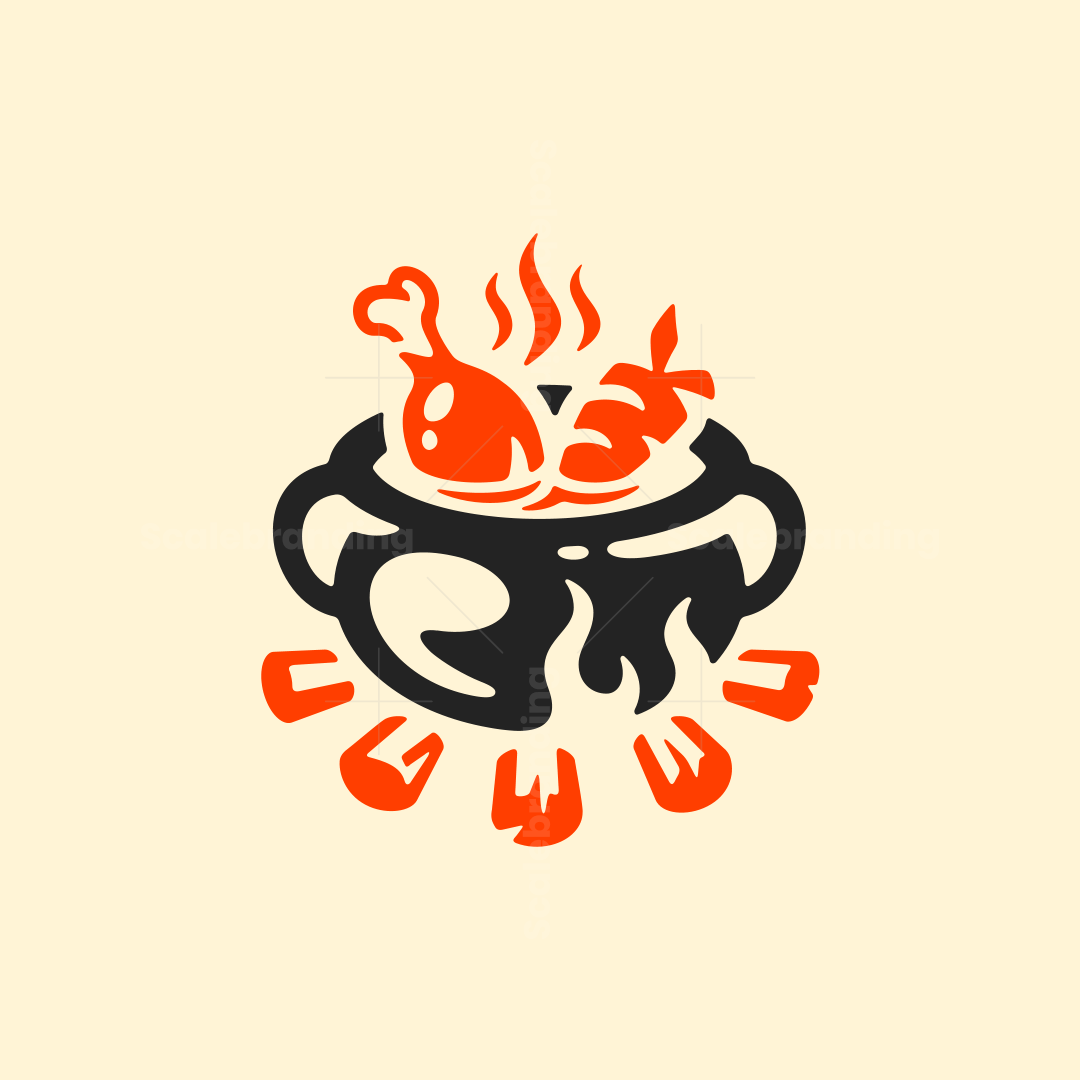 Tasty Hotpot Restaurant Food Logo | Scalebranding