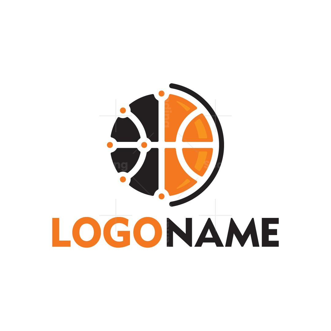 Tech Basketball Logo | Scalebranding