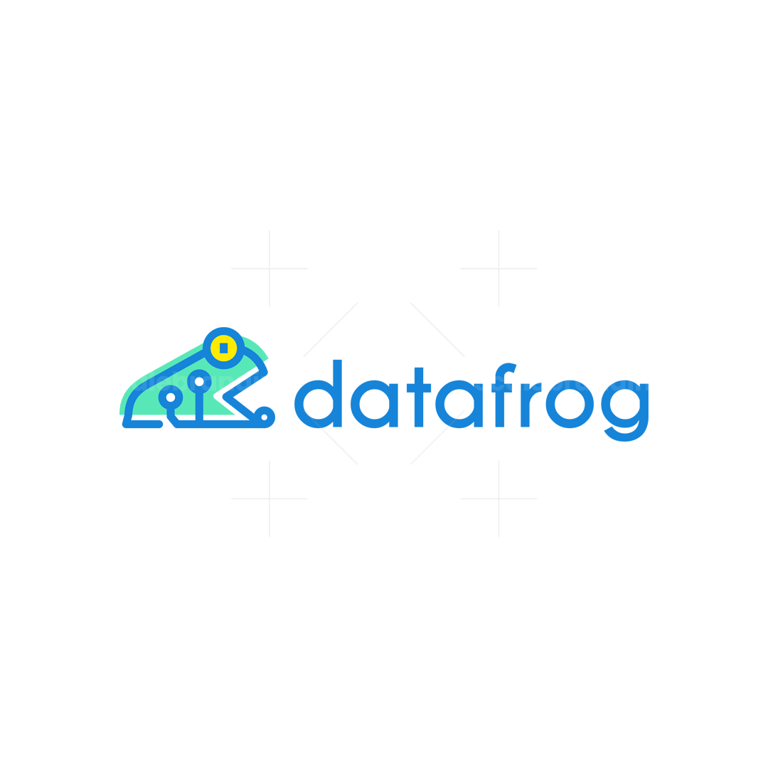 Data Frog Modern Line logo | Scalebranding