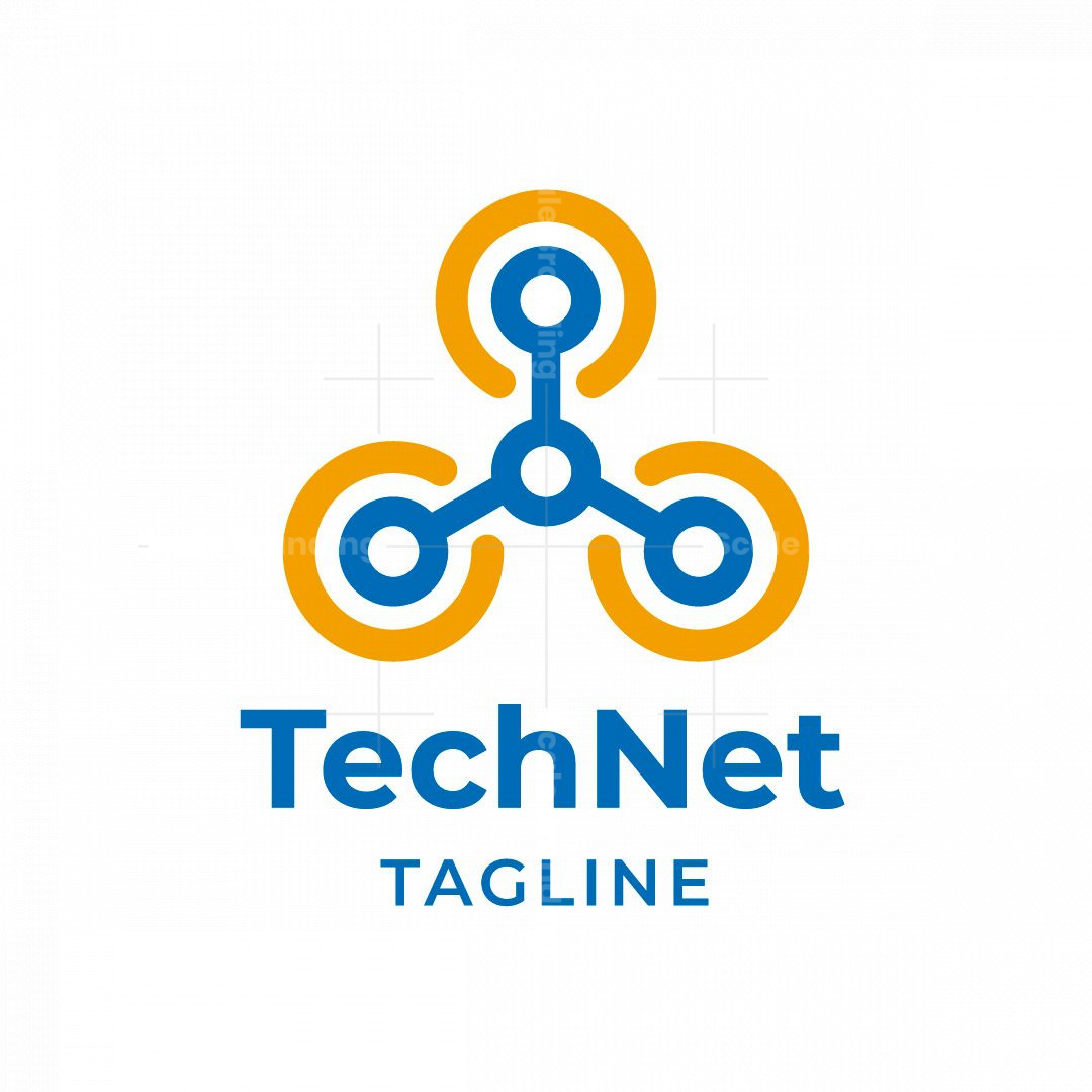 Tech Net Digital Media Logo | Scalebranding