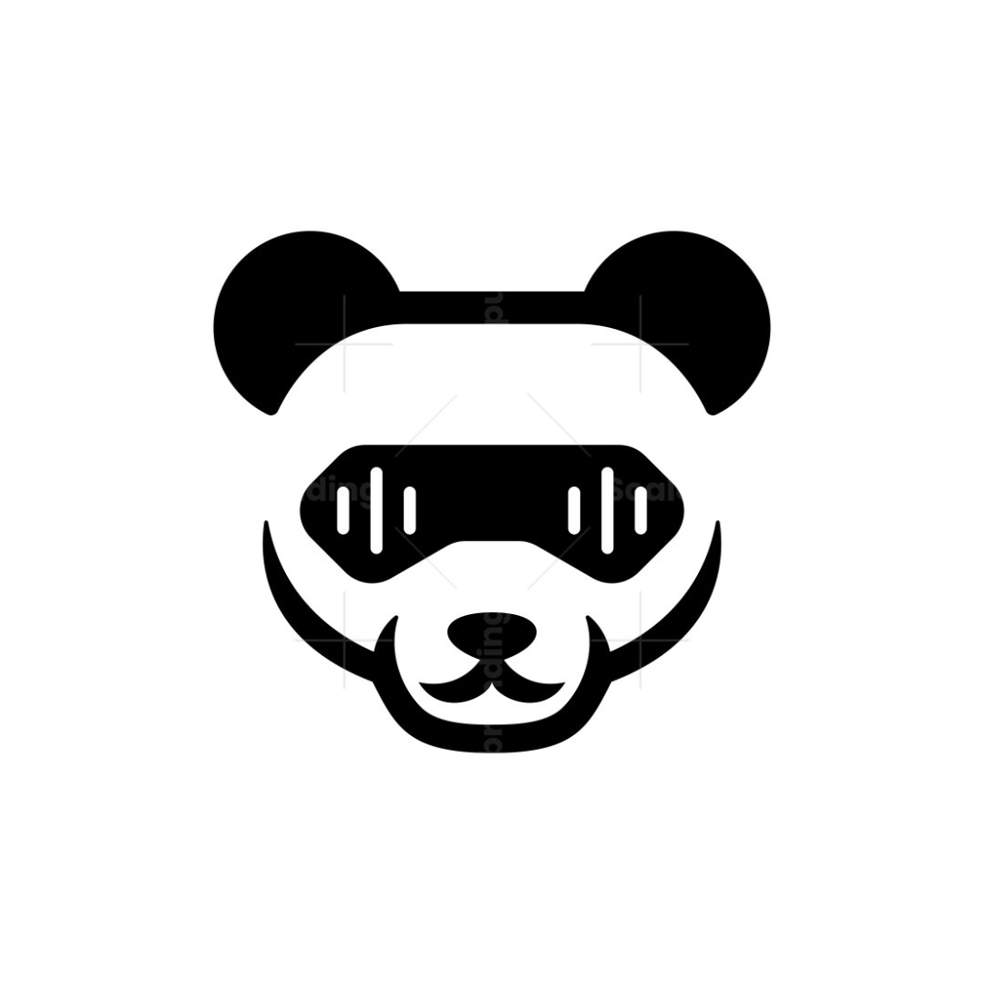 Tech Panda Head Logo | Scalebranding